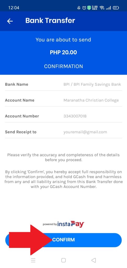 Payment Options - Maranatha Christian College High School